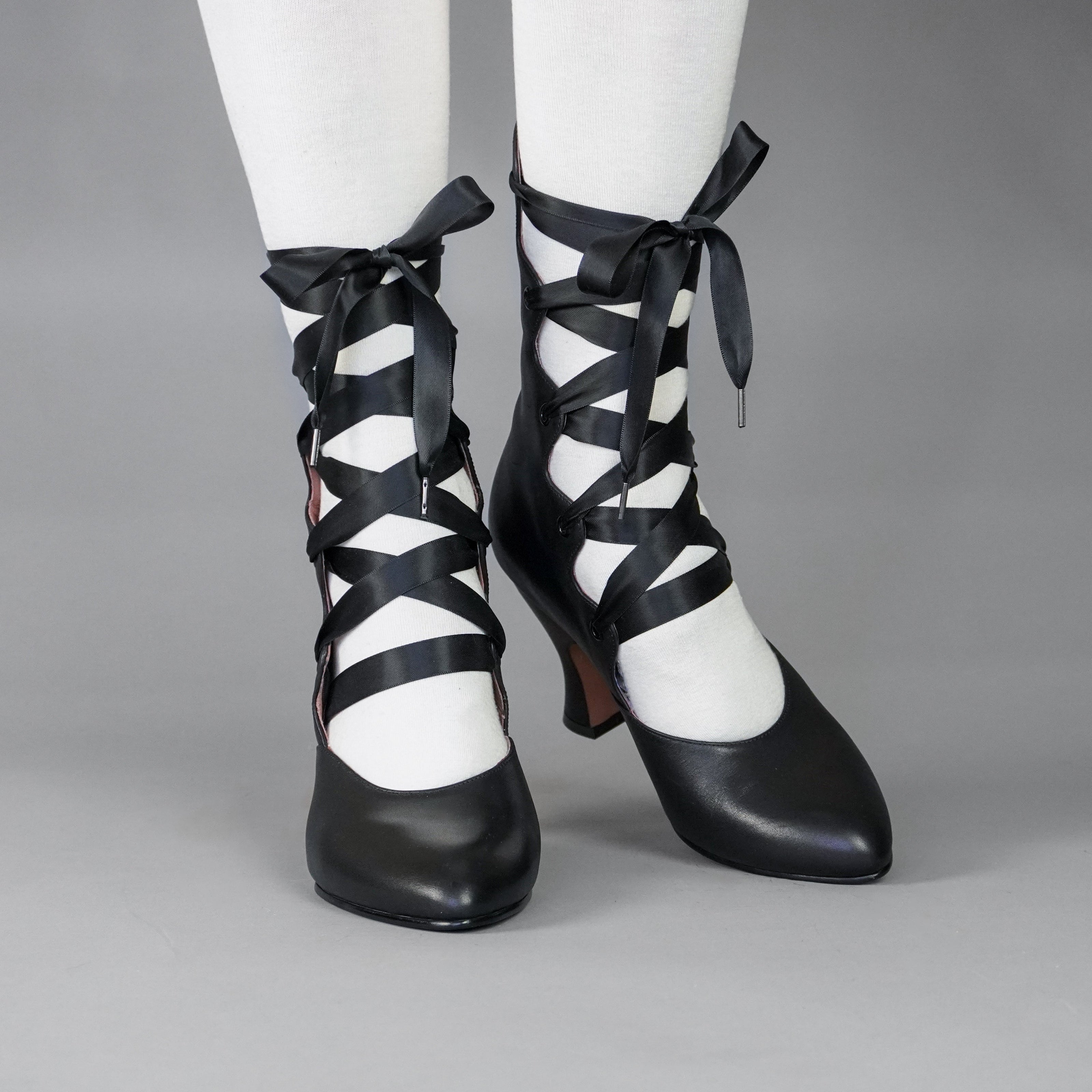 Tango Edwardian Boot (Black) – American Duchess - Europe